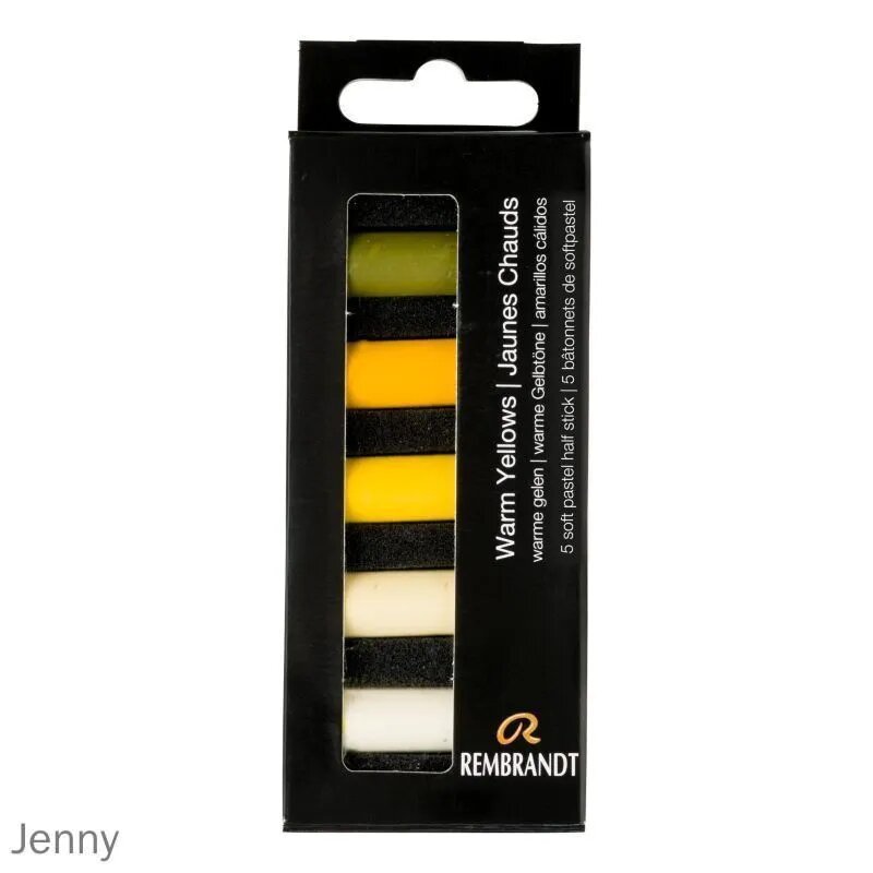 Rembrandt Пастель Warm Yellows Сухая пастель 5 цветов для художников