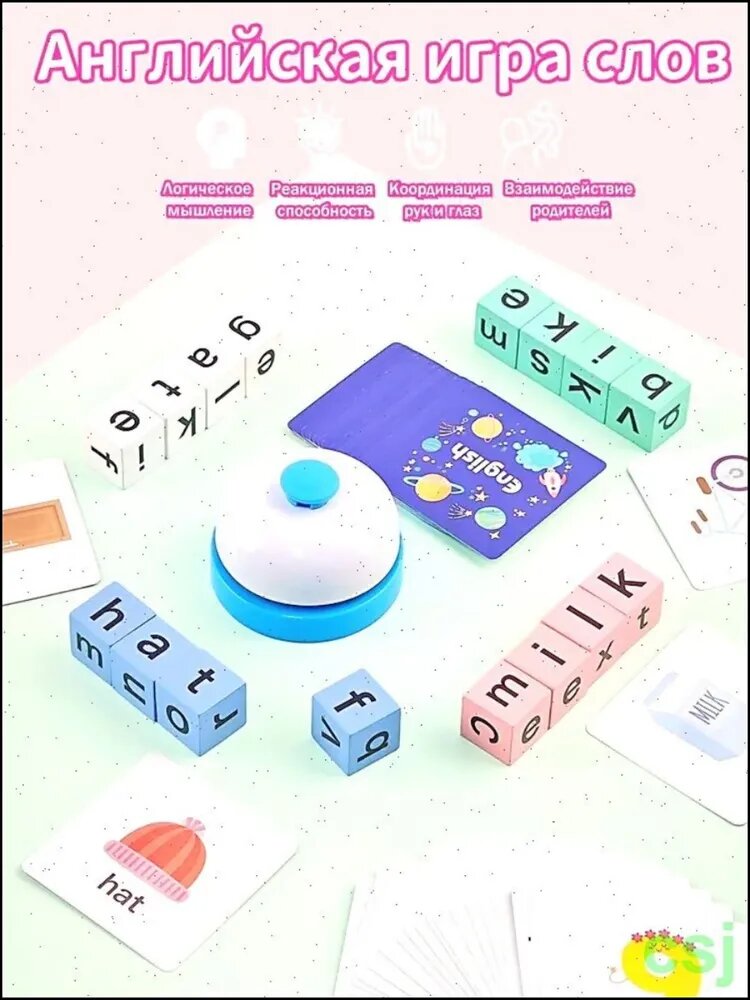 Настольная карточная игра Английское слово