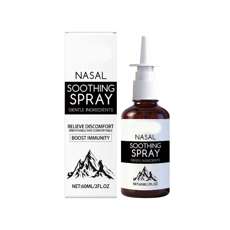 Назальный Успокаивающий Спрейер Nasal Comfort Liquid 60 мл Для Облегчения Сухости носа И Увлажнения Подходит Для взрослых И Детей