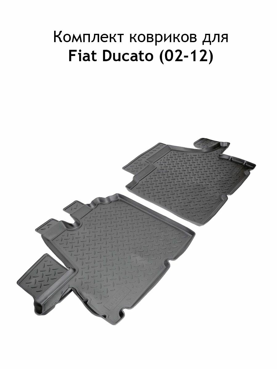 Полиуретановые коврики в салон Unidec для Fiat Ducato (2002-2012)