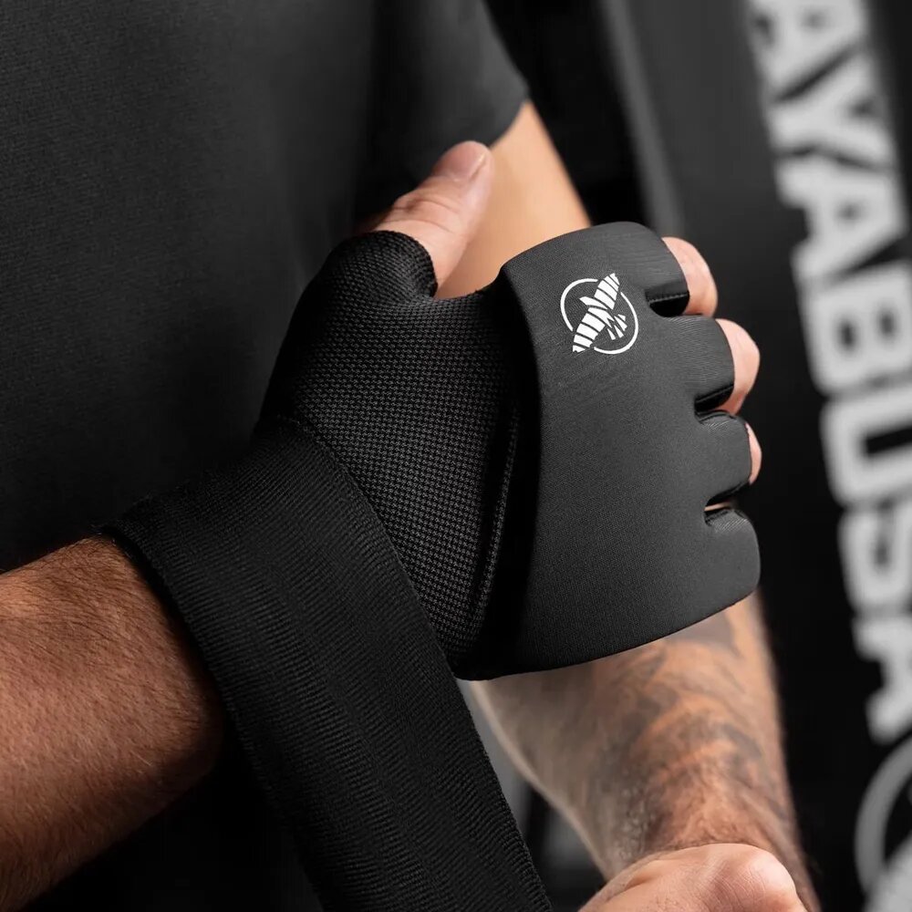 Hayabusa Elite Quick Wraps Бинты боксерские размер L черные защита рук для тренировок — фото 1