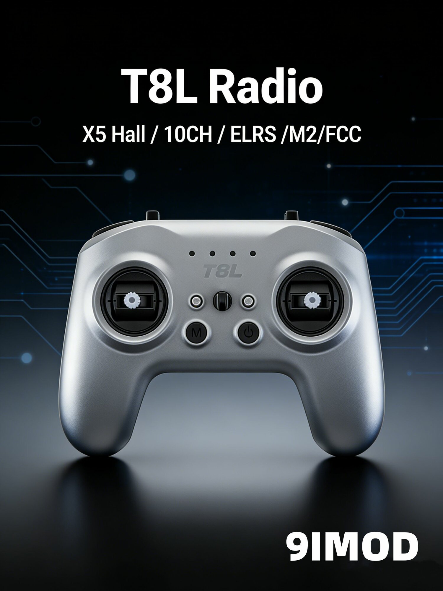 RadioMaster T8L FCC M2 10CH Подходит для самолётов и тренировок на симуляторе.