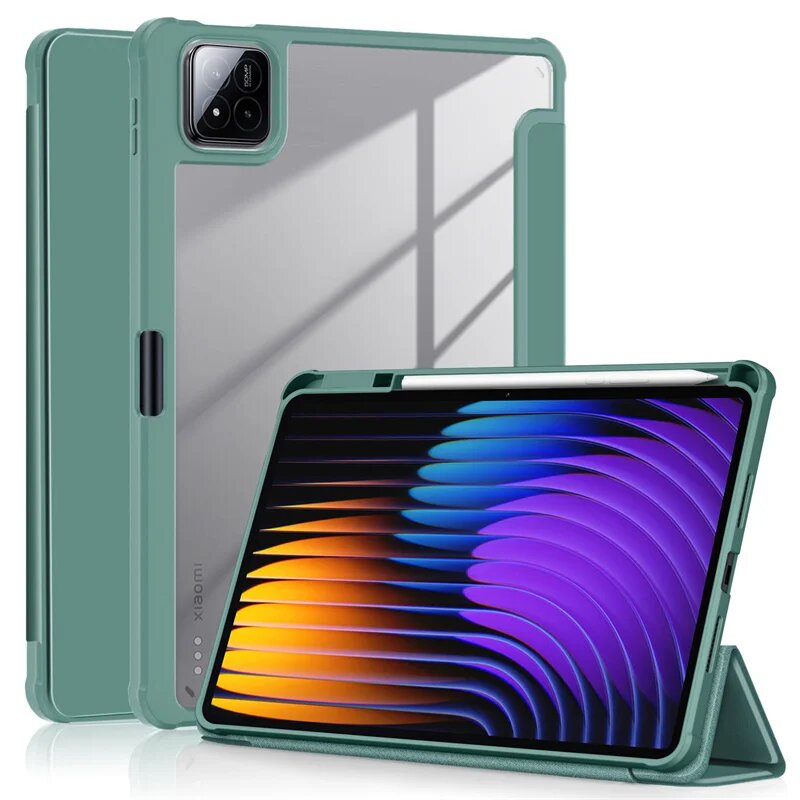 Чехол для Xiaomi Pad 7, 11.2", dark green