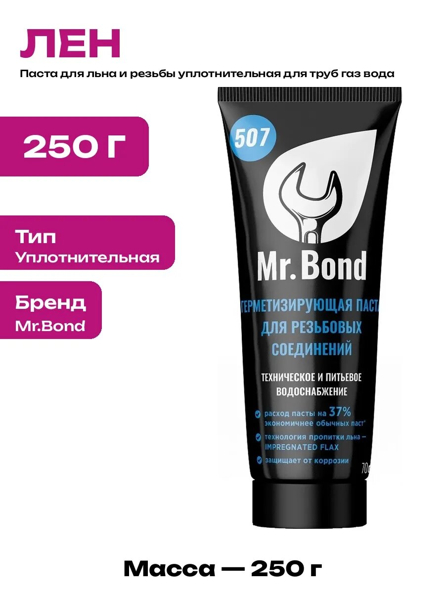 Уплотнительная паста для льна монтаж отопления и водопровода