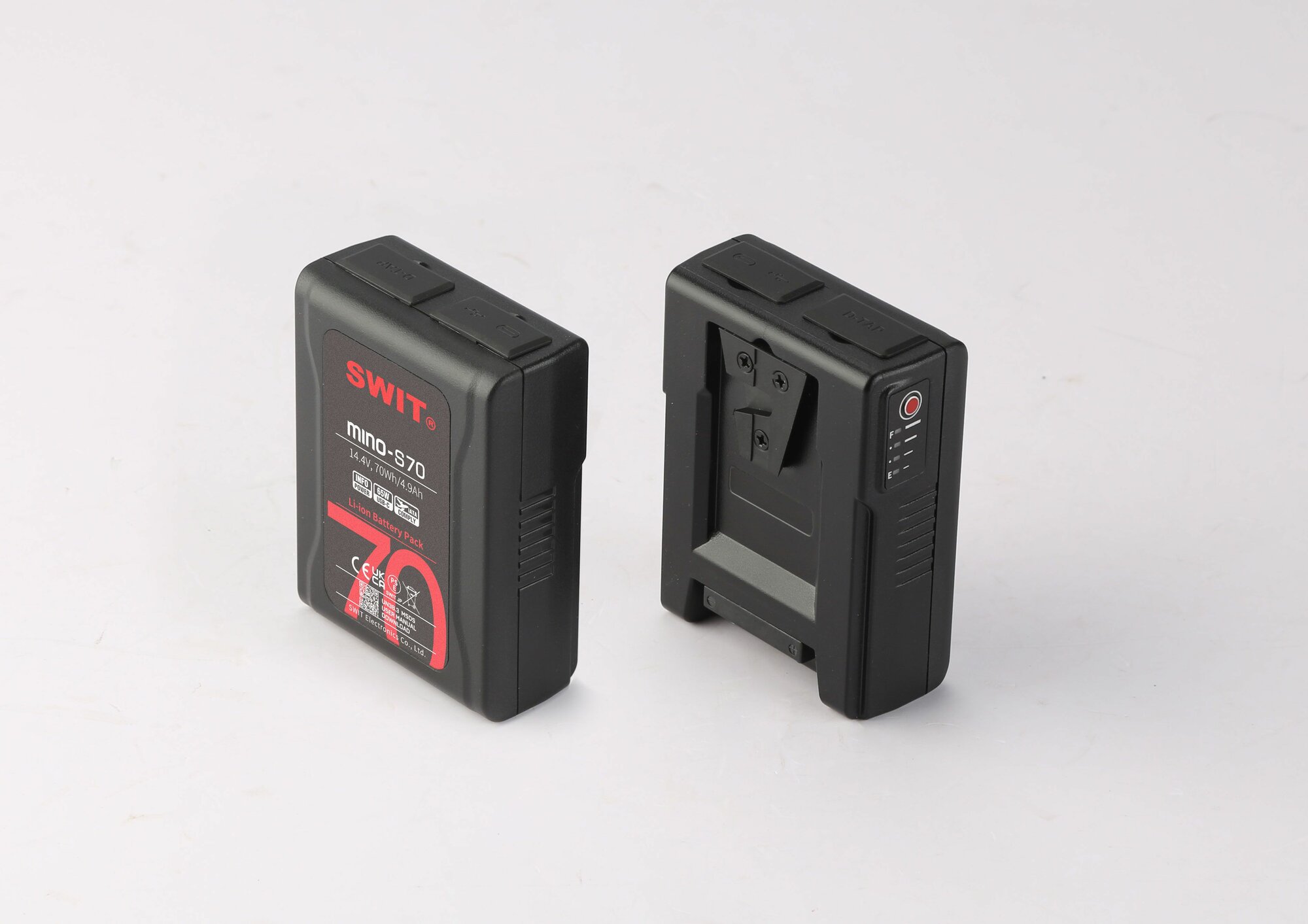 SWIT MINO-S70 Аккумуляторная батарея MINO-S70 V-Mount Pocket 70 Втч разъемы D-Tap, USB-C, USB-A