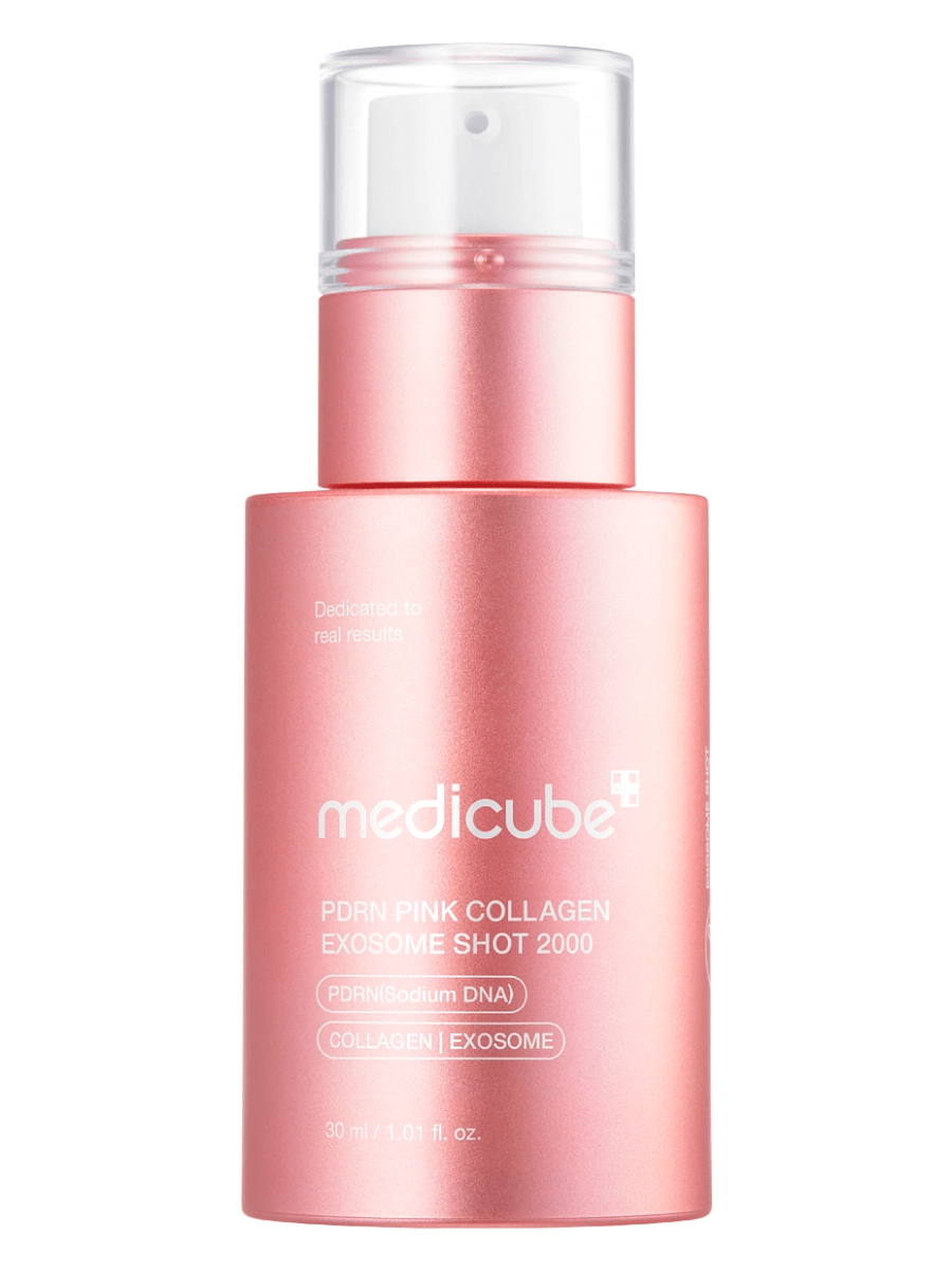 Сыворотка с микроиглами и экзосомами PDRN Pink Collagen Exosome Shot 2000, 30 мл, Medicube