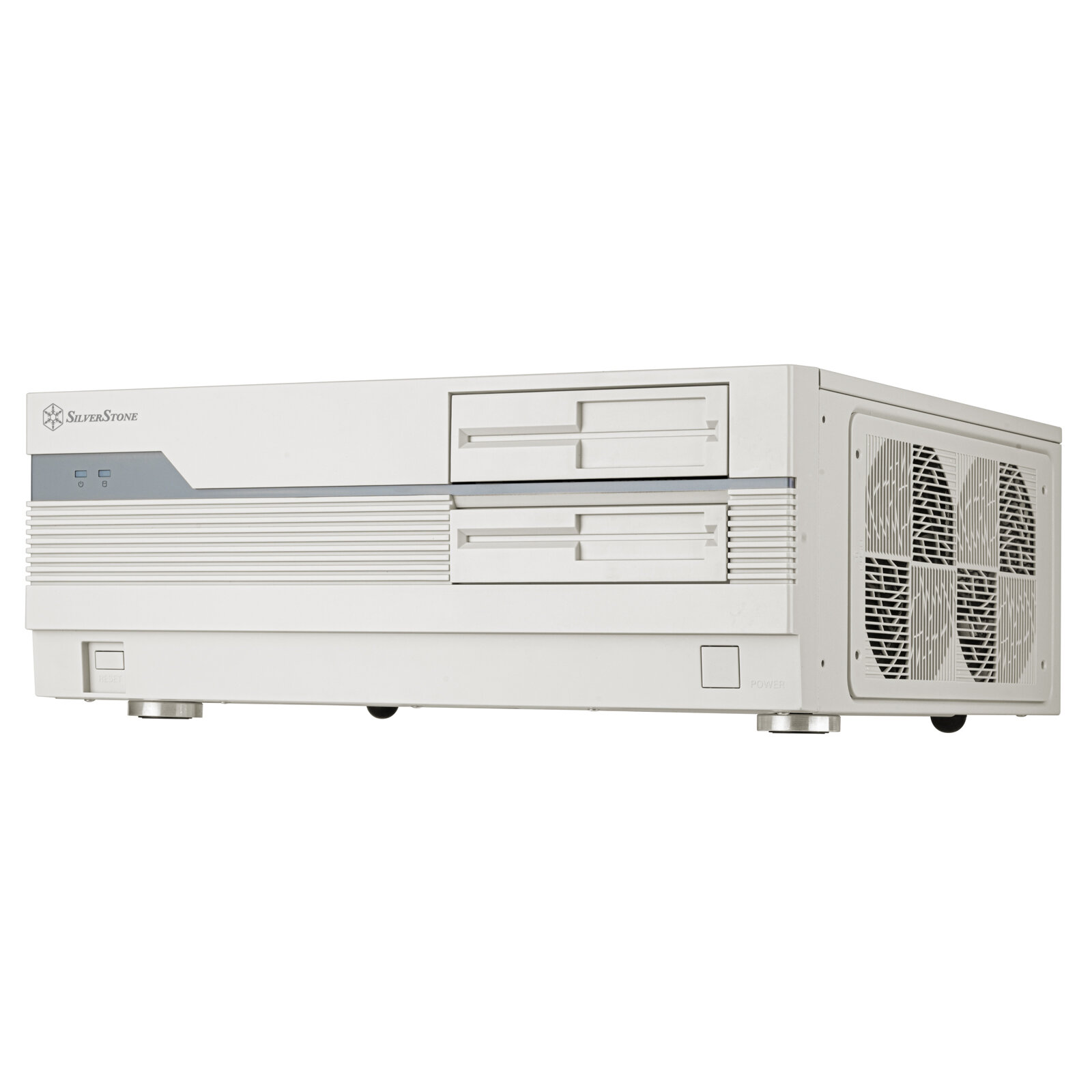 Корпус для ПК Silverstone FLP01, Middle Tower, SSI-CEB, Белый (G41FLP01W000020)