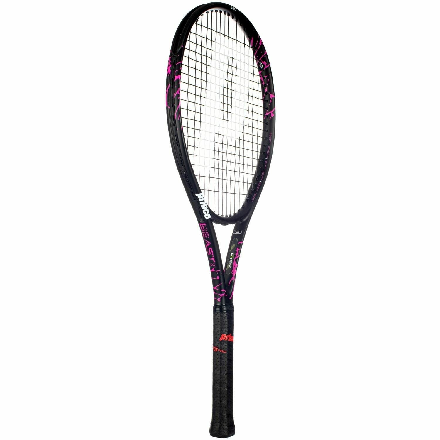 DECATHLON ракетка для большого тенниса Prince Beast 100, черный/розовый, grip 1, баланс 335 мм, площадь 645 см