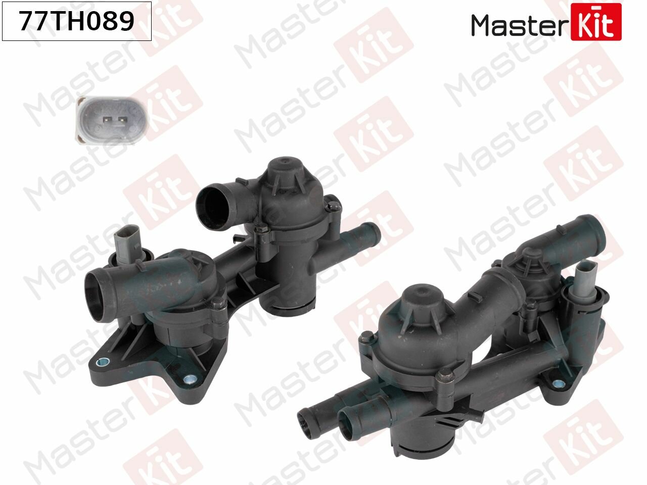 Термостат Audi A18X18XK 10-18Skoda RapidNH3 12-VW Passat362 10-14 83C MasterKit 77TH089