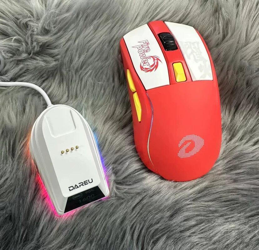 Игровая мышь DAREU A950 для настольного компьютера, беспроводная, 2.4G, Bluetooth, трехрежимная, CM610MAX