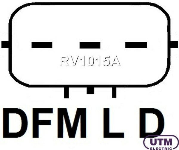 Регулятор генератора UTM RV1015A Hyundai Granduer 05->, Sonata 05->, Kia Sorento 07->