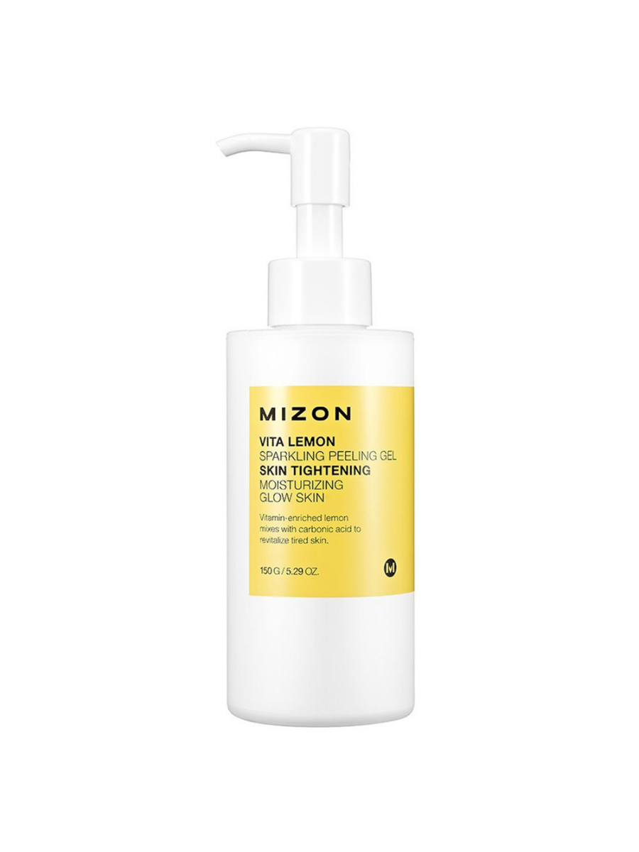 Пилинг Mizon Cleansing Vita Lemon Sparkling Peeling Gel, Витаминный Пилинг - Гель для лица с экстрактом лимона, 145 г