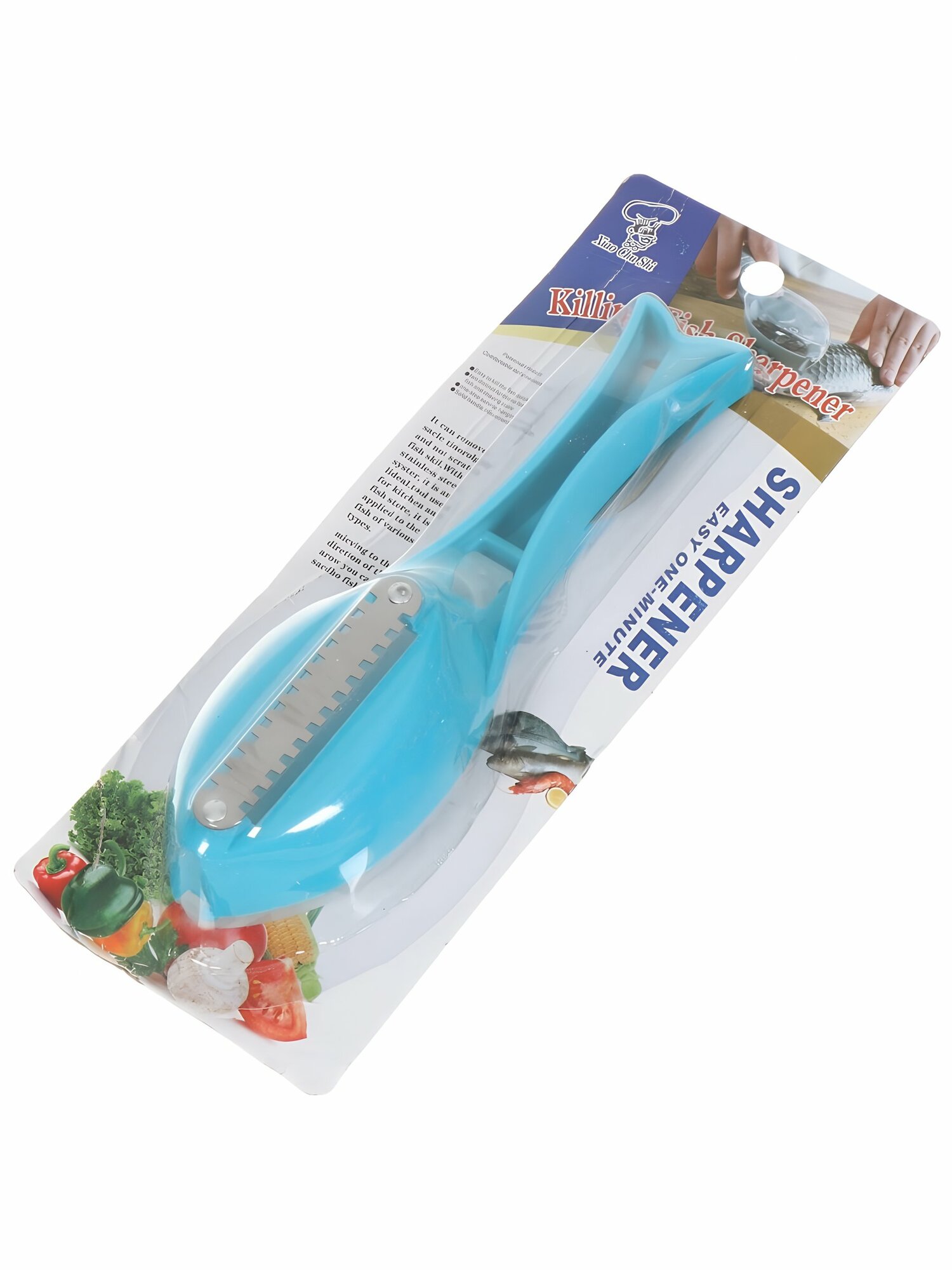 Рыбочистка пластик, в ассортименте, Y4-4378