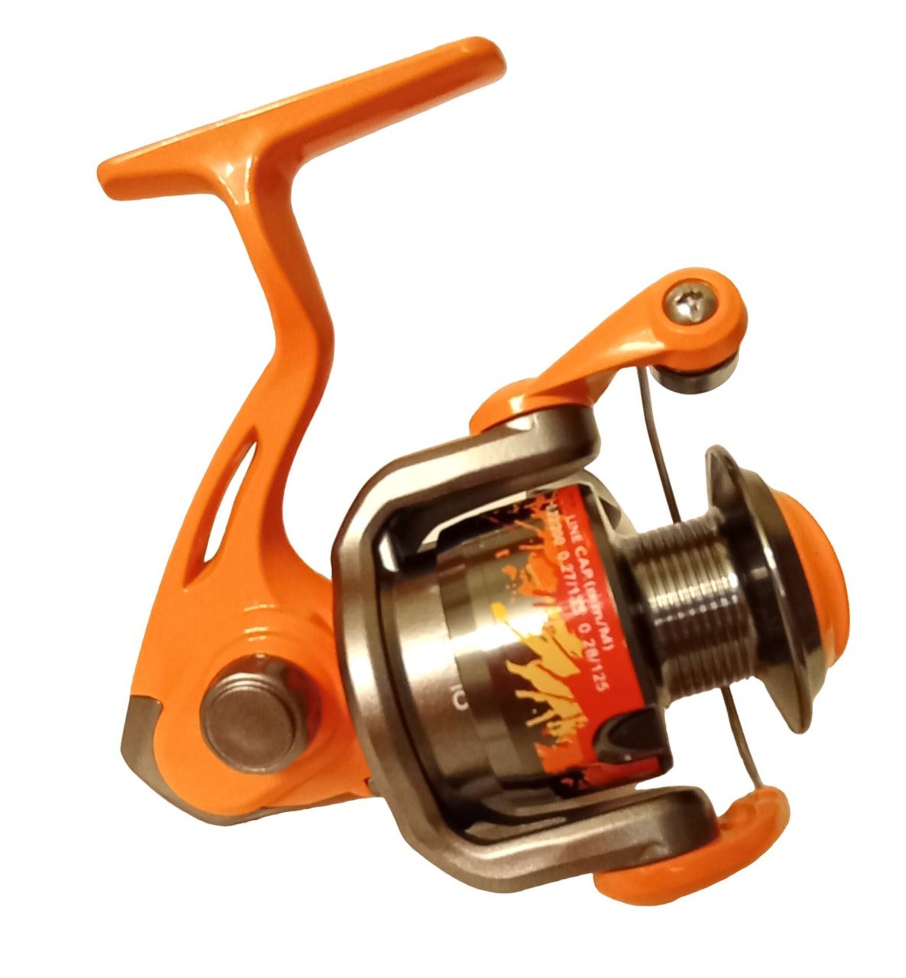 Рыболовная катушка Kaida GODDESS, безынерционная, 4+1 подшипник, лесоёмкость 0,27-160 м, жёлтая