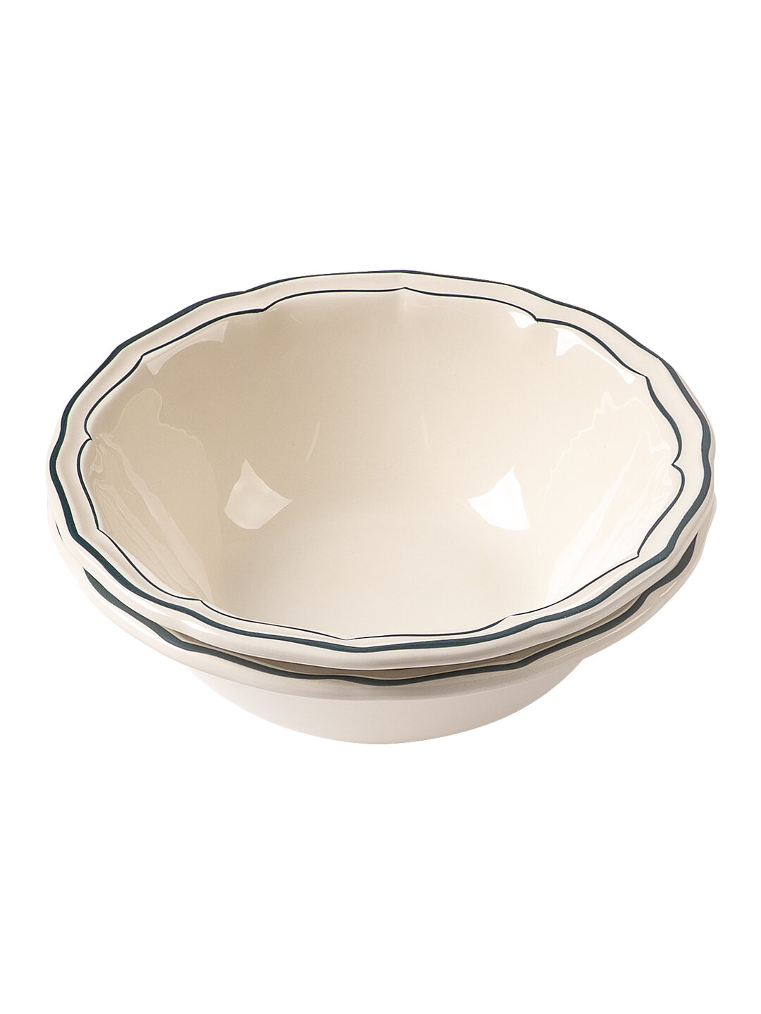 Набор тарелок для хлопьев Gien Acapulco, 2 шт, 630 мл, фаянс