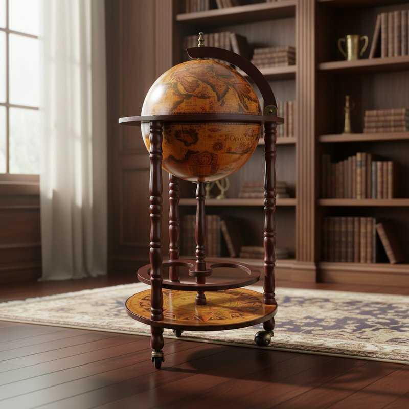 Глобус-бар напольный Рыцарь