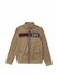 Куртка GUESS Monogram zip-up jacket, размер 7 лет, бежевый цветы мелкие