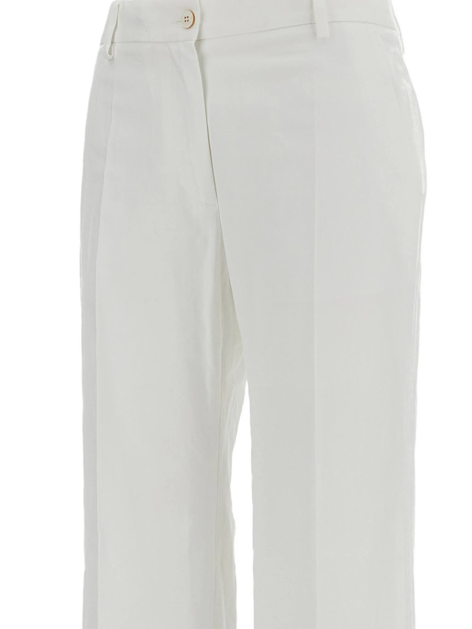 Брюки Alberto Biani Buttoned trousers, размер 44, white — фото 1