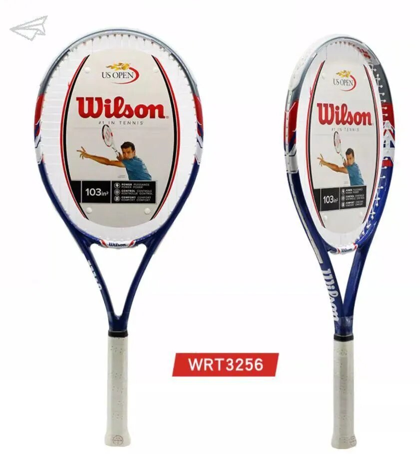 Wilson Ракетка для большого тенниса, 2023, 103 кв. дюйма, 295 г, красный/синий