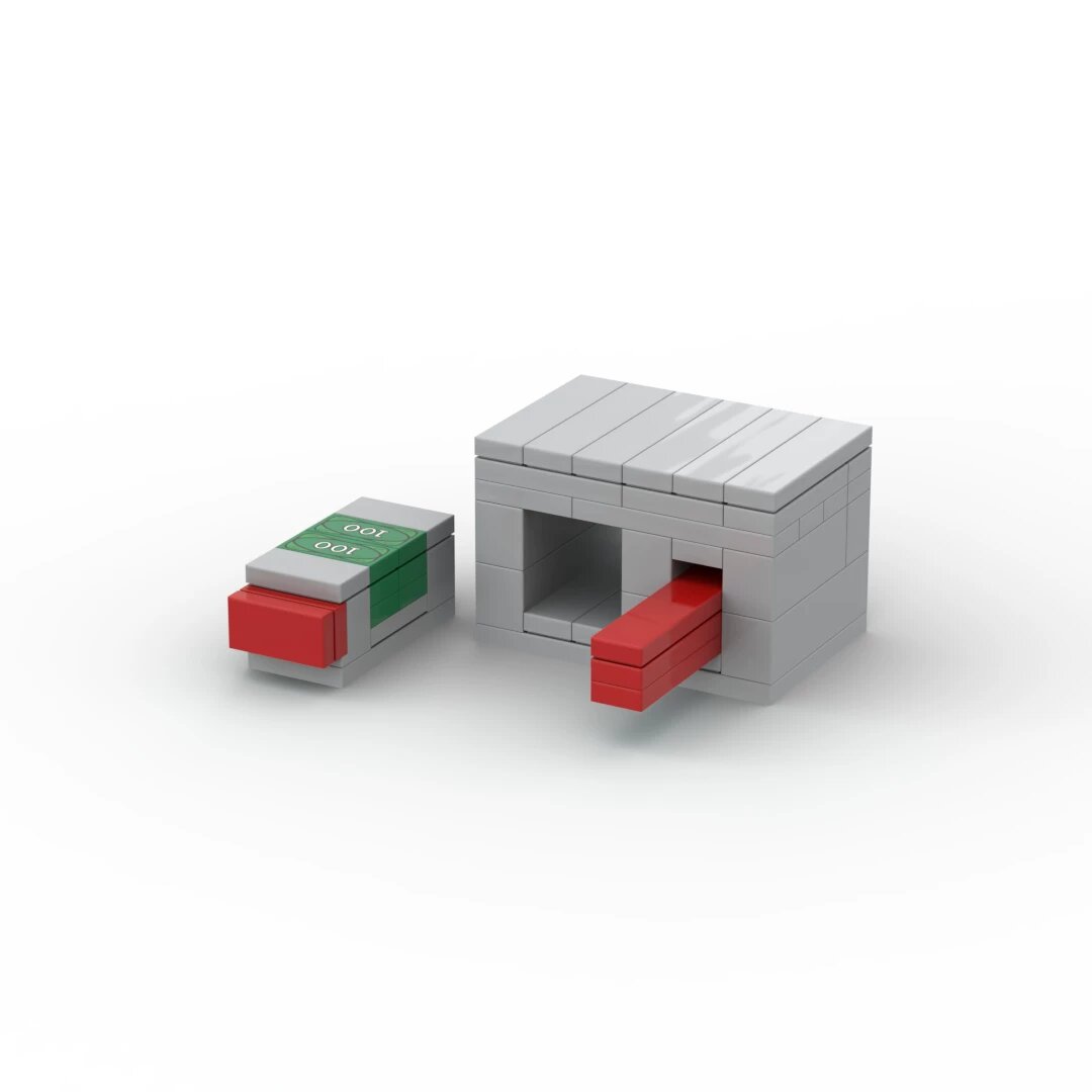 Совместимый с LEGO Сейф, модель для сборки, детская игрушка-набор для мальчиков