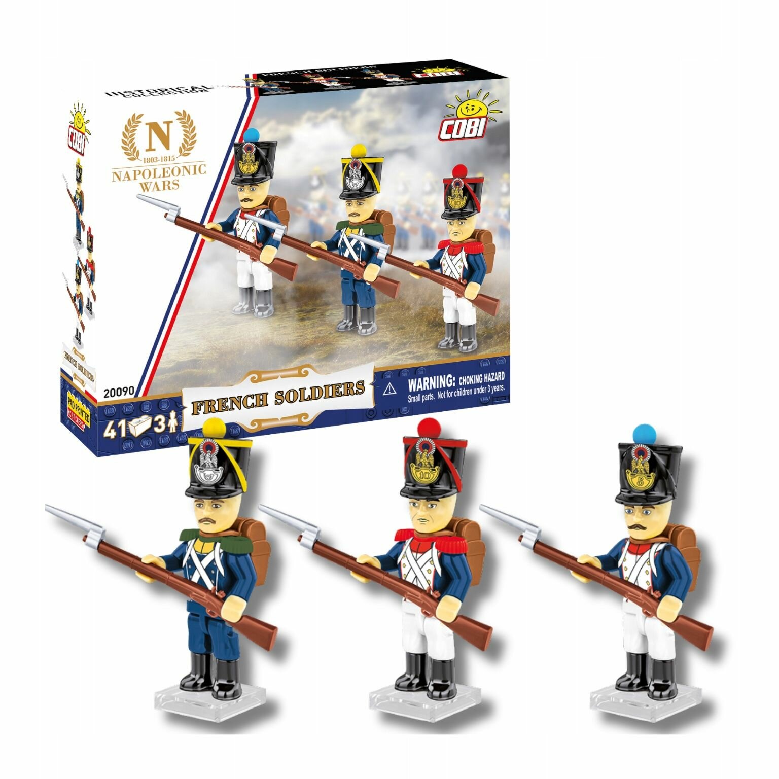 Конструктор Cobi Napoleonic Wars - Французские солдаты, 41 эл. - 20090