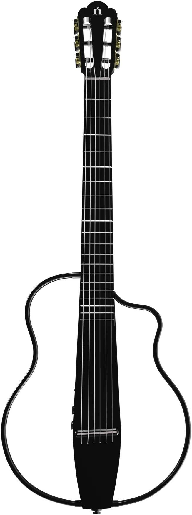 NATASHA Nebula NBSG Nylon Black - Гитара электроакустическая сайлент смарт