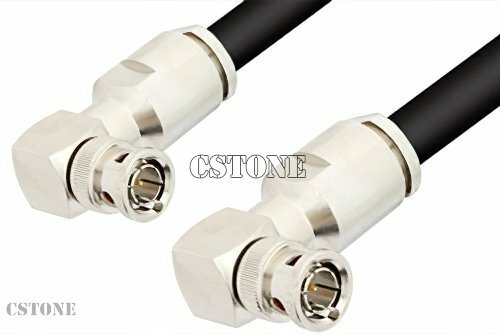 75 Ohm BNC штыревой угловой к 75 Ом BNC штыревой угловой кабель используя 75 Ом RG11 коаксиальный