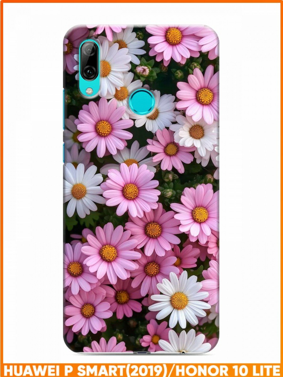 Чехол для Huawei P Smart (2019) с принтом для женщин с Ромашками (Хуавей П Смарт 2019)