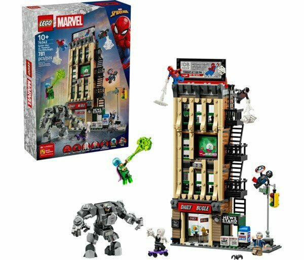 Конструктор LEGO Marvel 76342 Человек-паук против Мистерио: Дейли Бьюгл (Lego 76342)