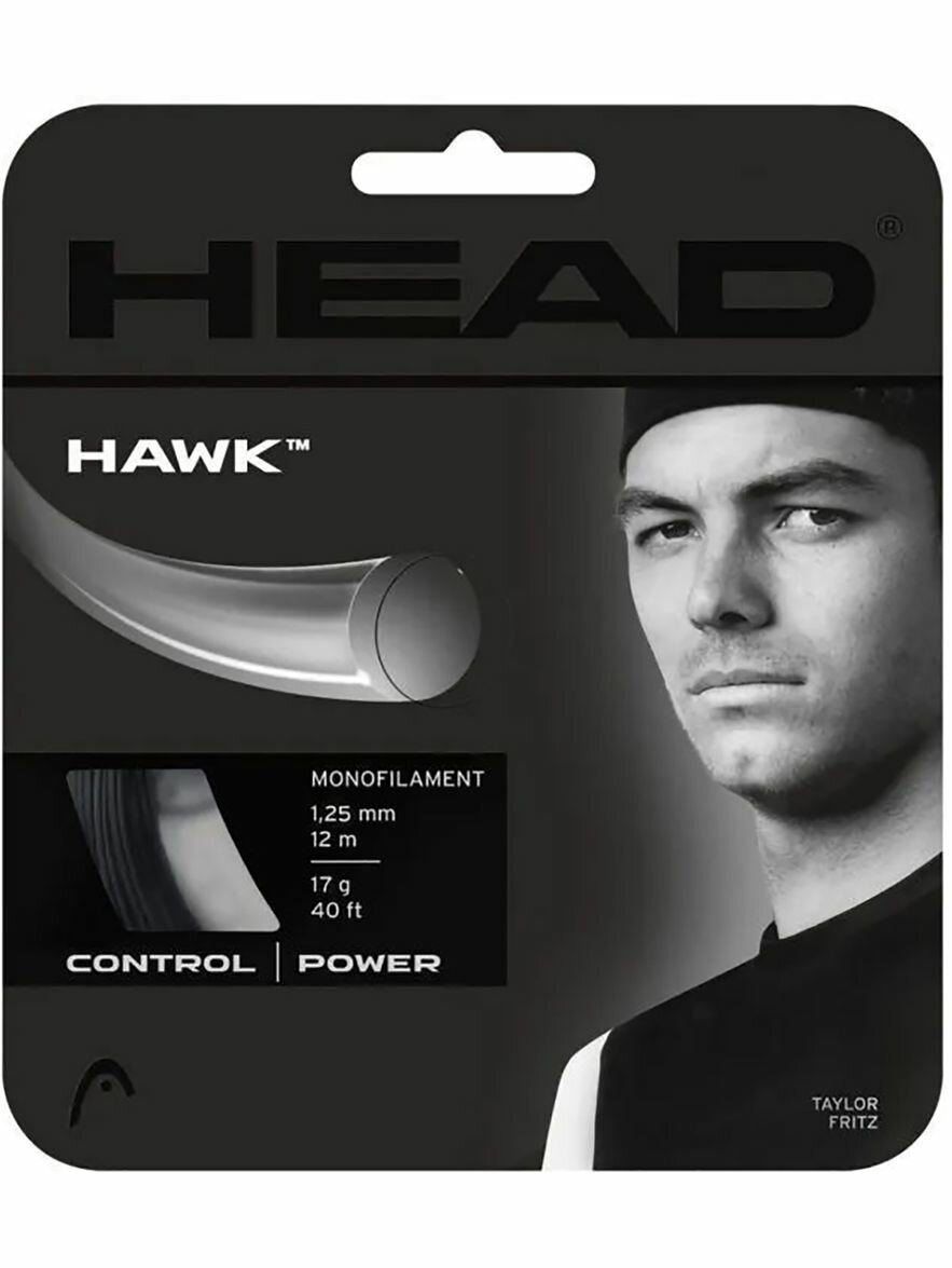 Струны Head Head Hawk 1.30 Set 12 Унисекс 281103-16BK 16BK черный
