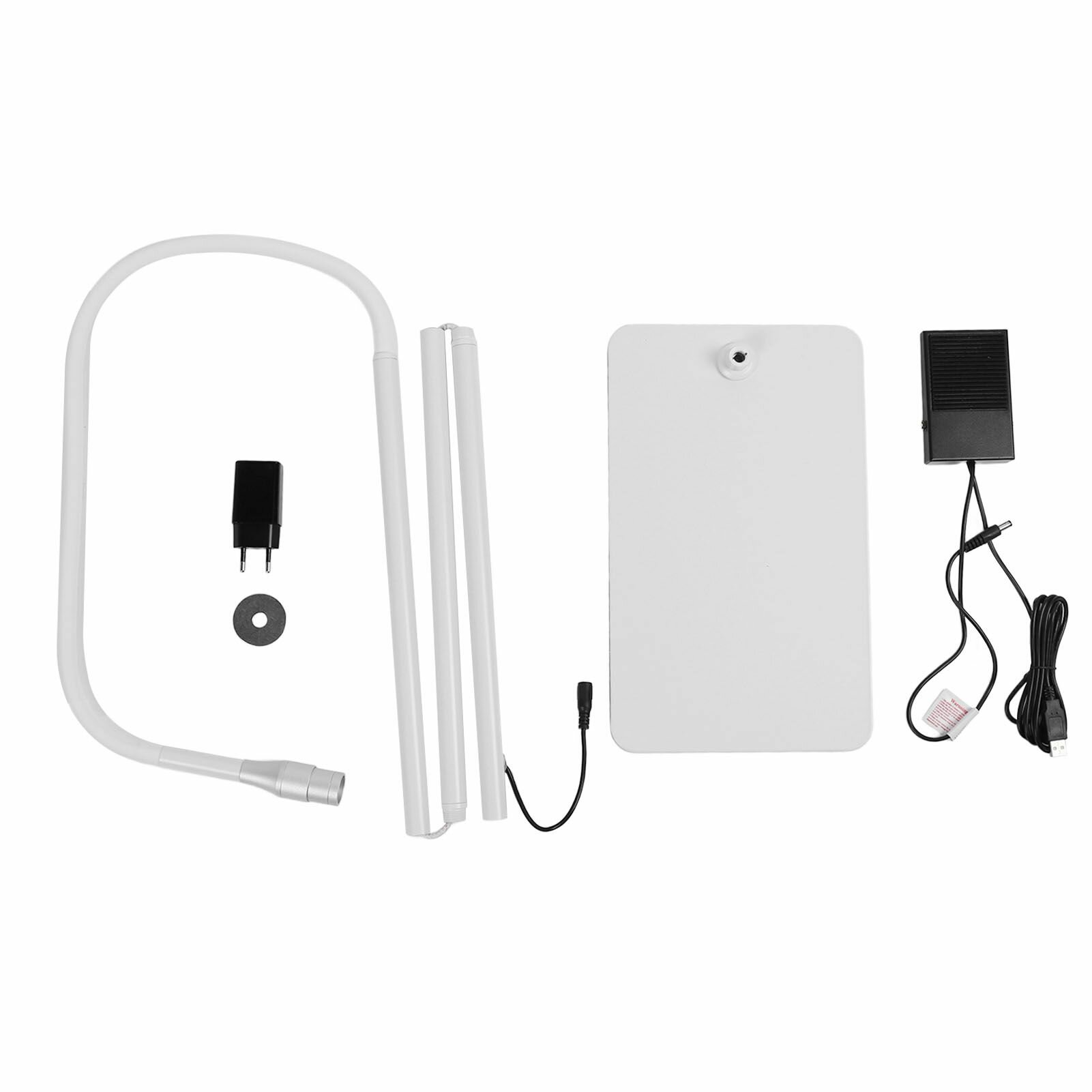 Клей для наращивания ресниц с УФлампой и педалью, белый