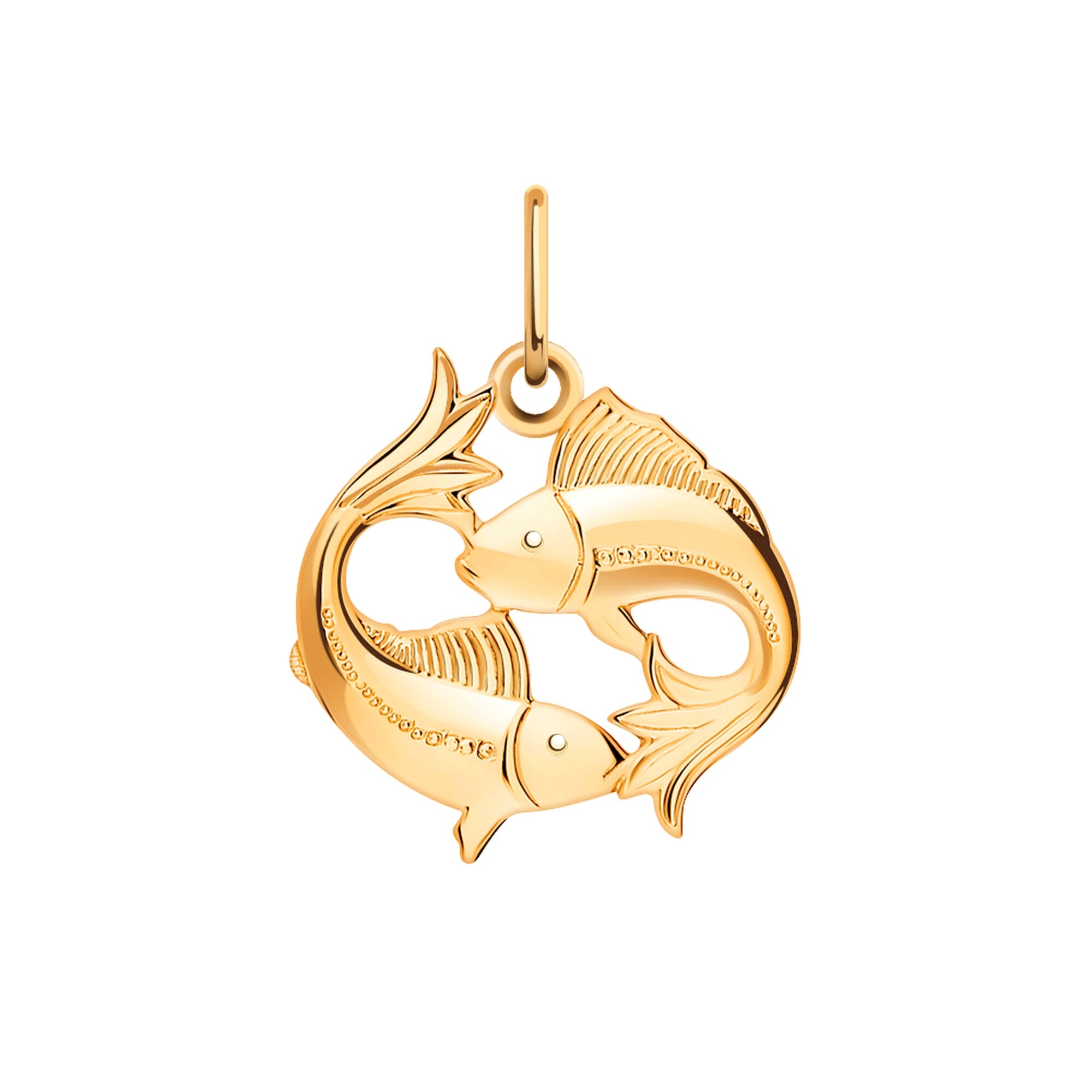 Подвеска, красное золото, 585 проба