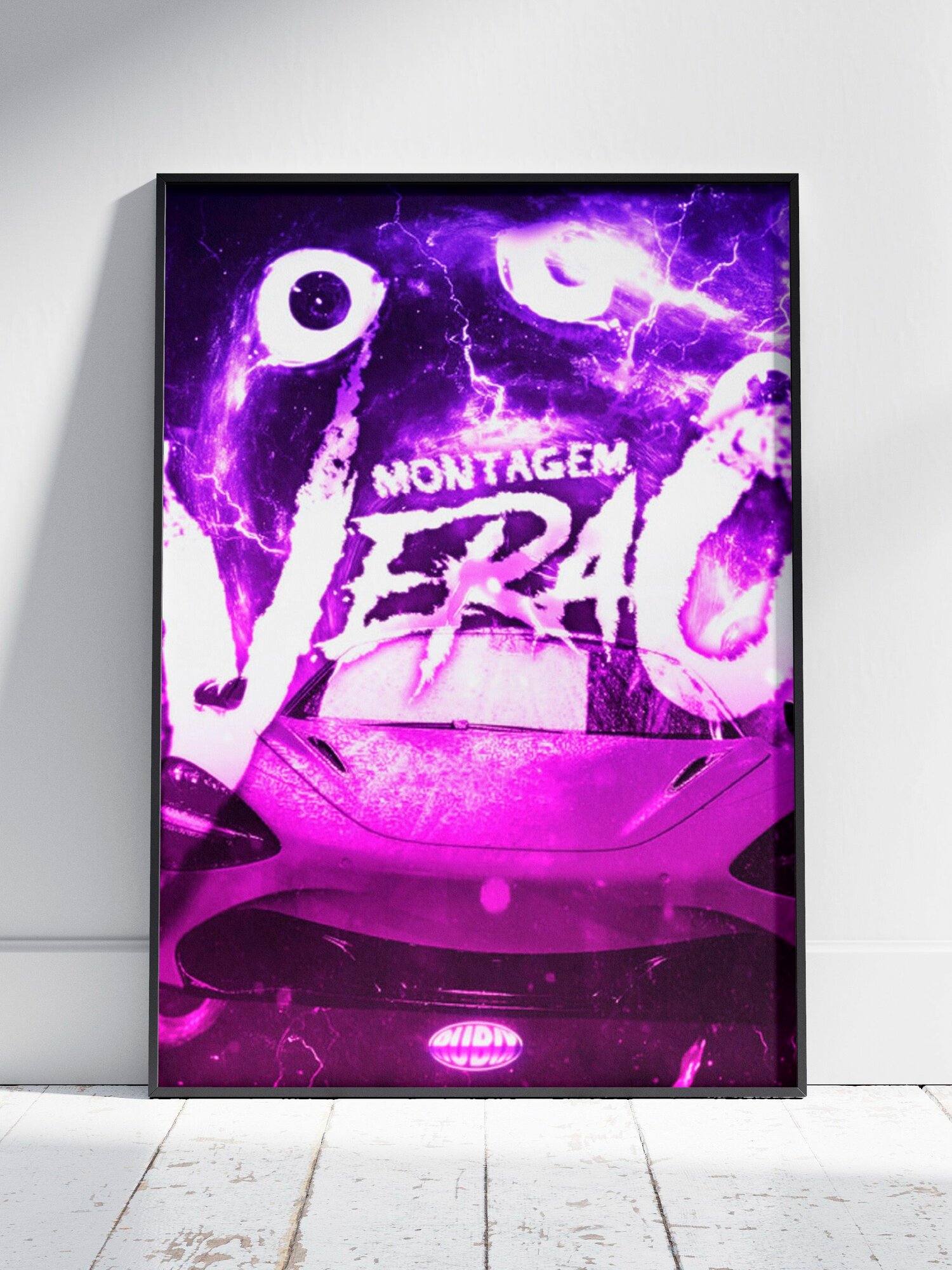 Плакат на стену для интерьера Бразильский фонк (DJ FKU, LXNGVX - MONTAGEM VERAO) - Постер по музыке и артисту формата A4 (21x30 см)