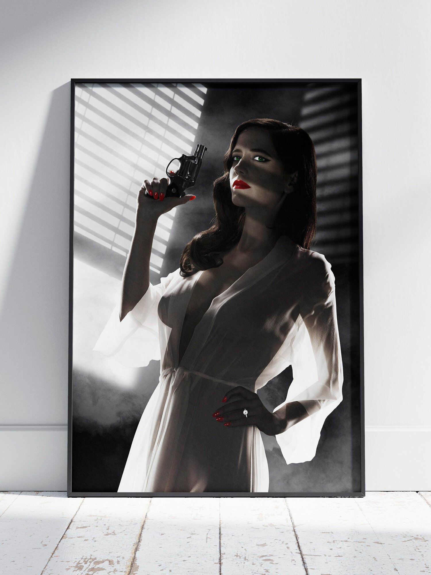 Плакат на стену для интерьера Ева Грин (Eva Green 4) - Постер по актеру фильма, кино, сериала формата A4 (21x30 см)