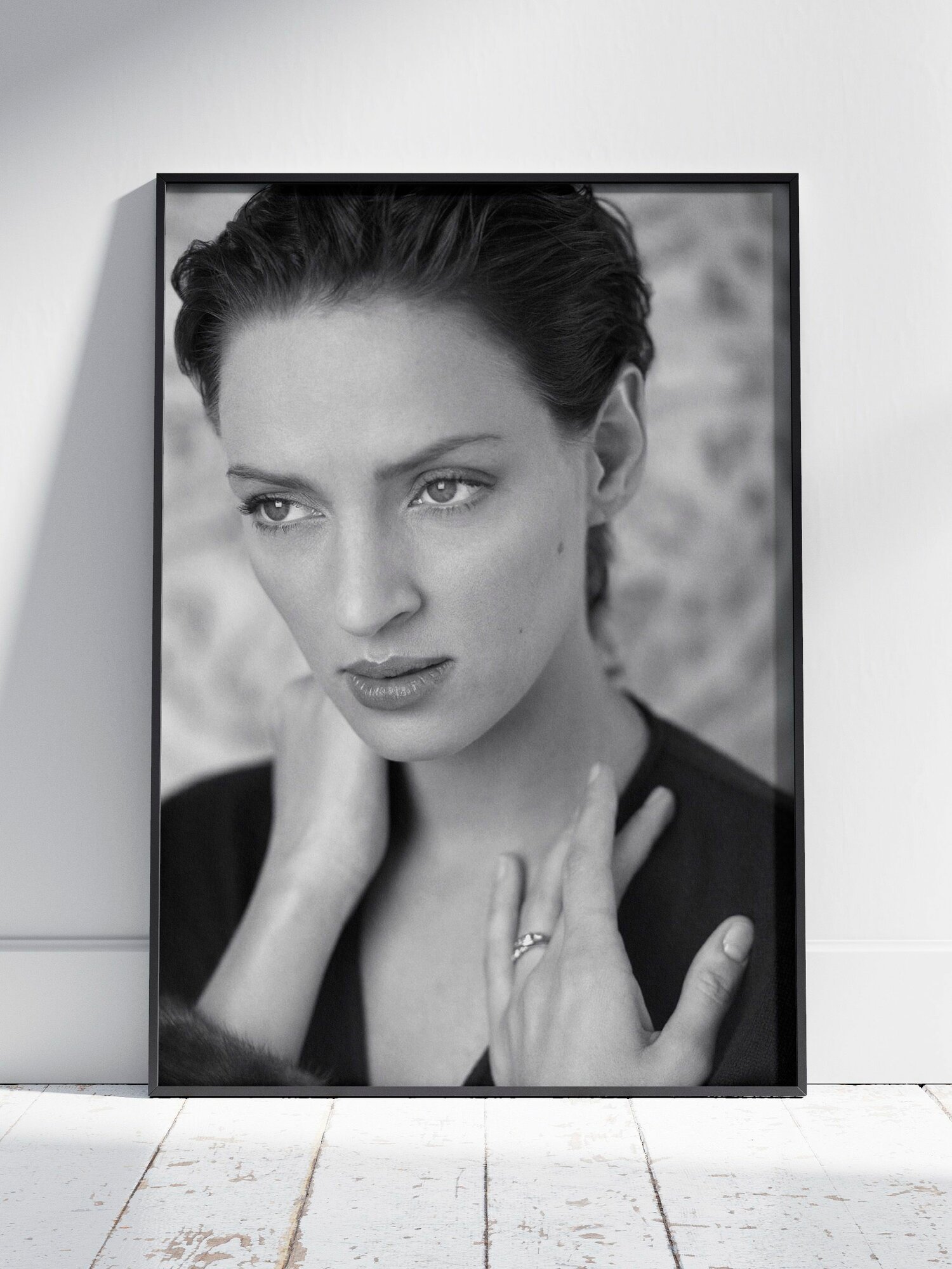 Плакат на стену для интерьера Ума Турман (Uma Thurman 1) - Постер по актеру фильма, кино, сериала формата A4 (21x30 см)
