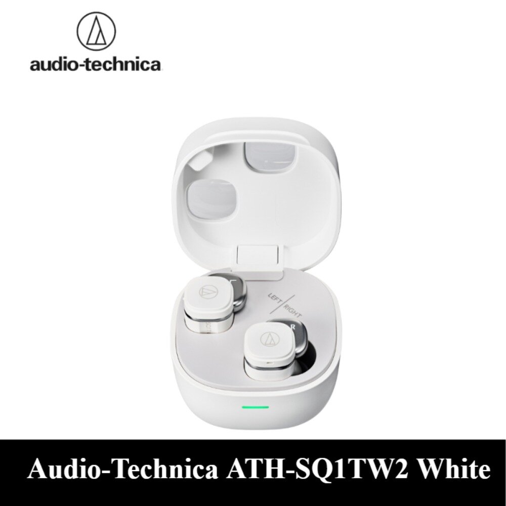 Audio-Technica ATH-SQ1TW2 Наушники Bluetooth 5.2 с сенсорным управлением и низкой задержкой