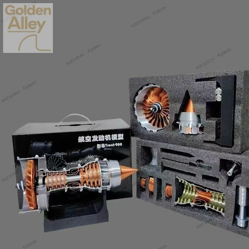 Модель авиационного газотурбинного двигателя TR900 - это изделие, которое требует сборки и не имеет регулируемой скорости вращения и подсветки.
