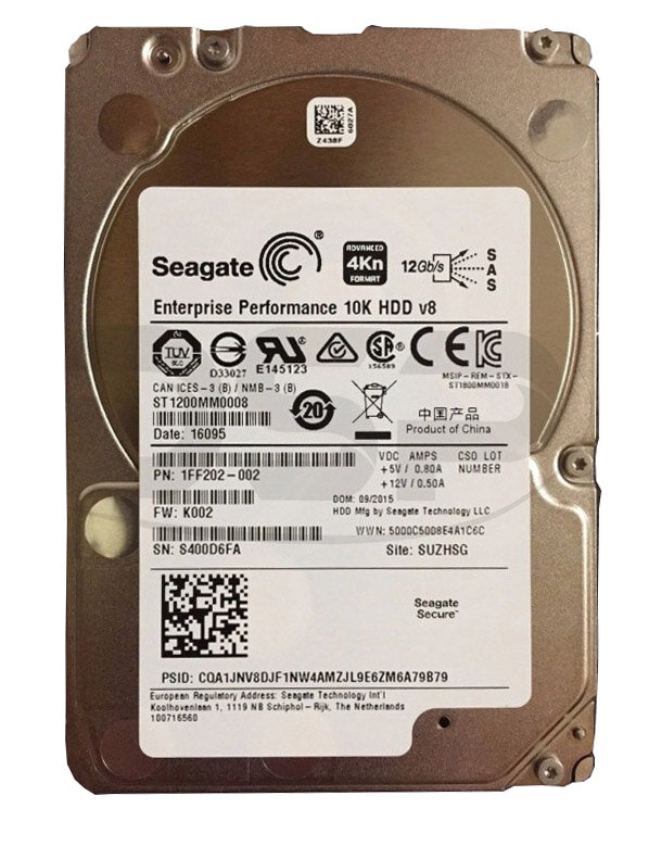 Жесткий диск Seagate ST1200MM0008 1200Gb SAS 2,5" HDD