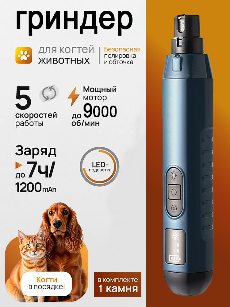 Гриндер для когтей собак, когтерезка для кошек