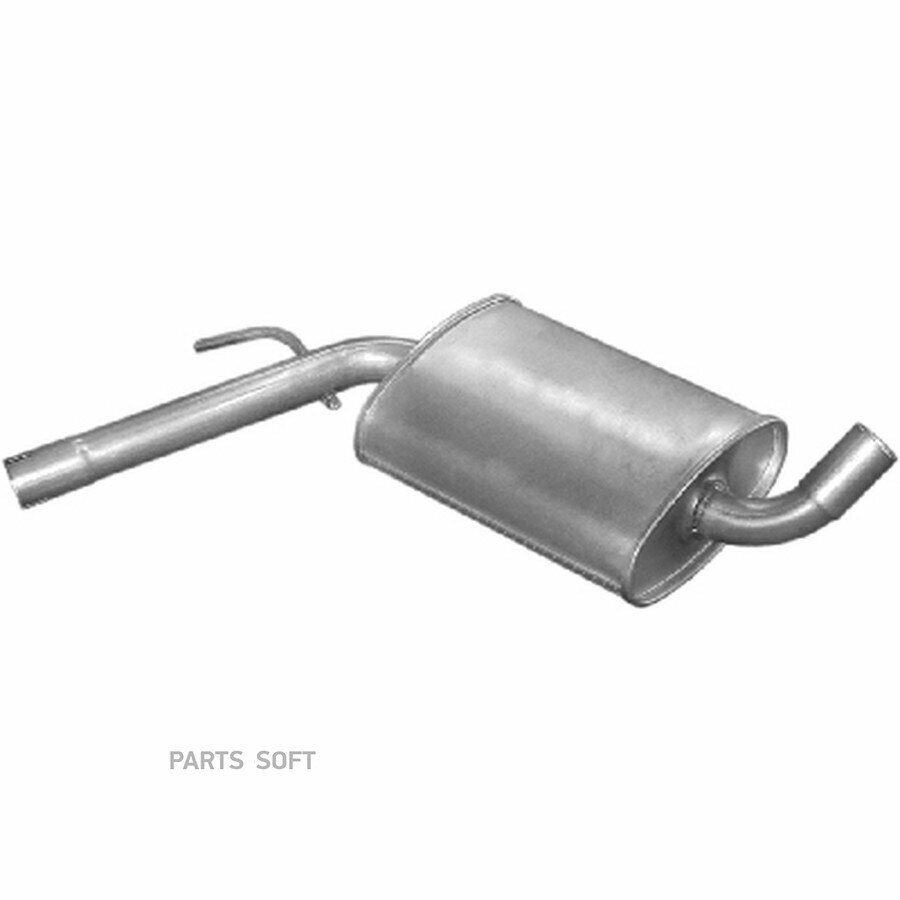 70941 Резонатор для а/м Volkswagen Passat 88-96 1.6/1.8/1.9D kat EDEX 30.17 от официального дистрибьютора, EDEX, артикул 3017