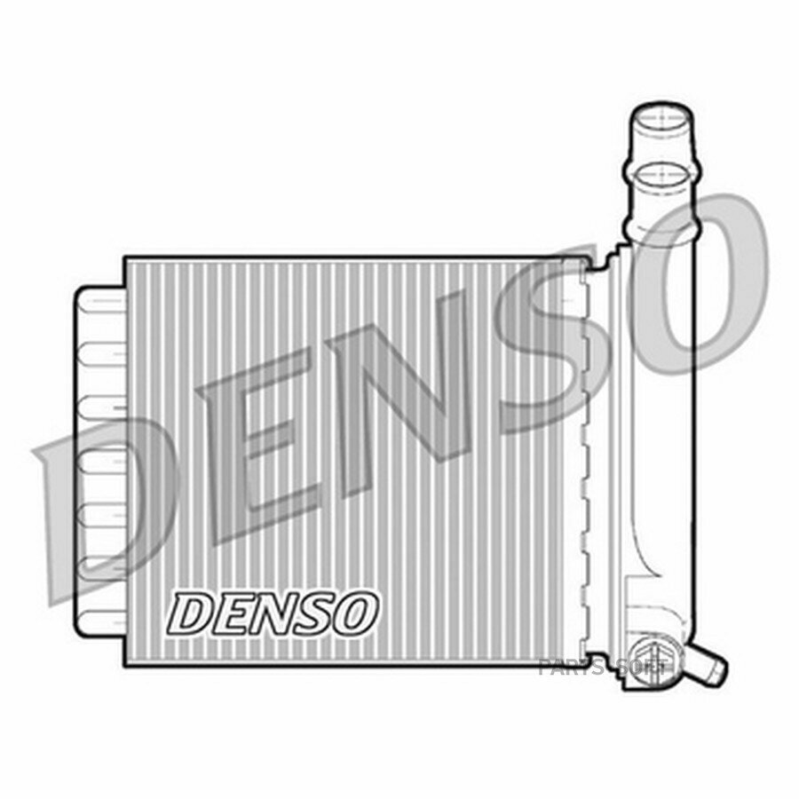 Теплообменник, отопление салона от официального дистрибьютора, DENSO, артикул DRR07007