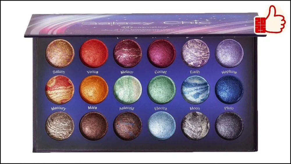 Эксклюзивная палетка запеченных теней BH Cosmetics Galaxy Chic