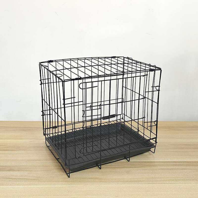 Клетка для собак для маленьких собак Тедди, металлическая домашняя складная клетка для собак в помещении и на улице, клетка для перевозки в машине, клетка для кошек, спасательная клетка