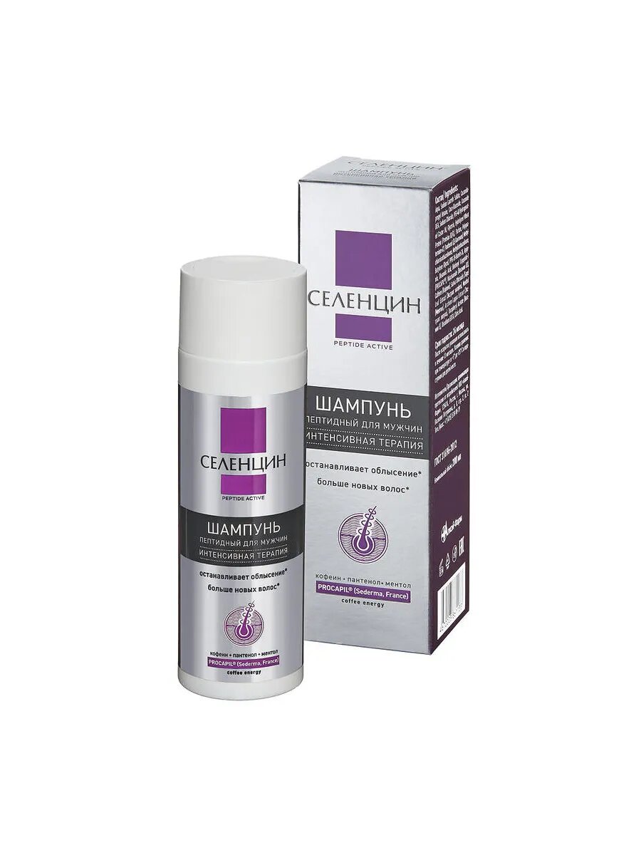 Селенцин Peptide Active шампунь пептидный для мужчин интенси