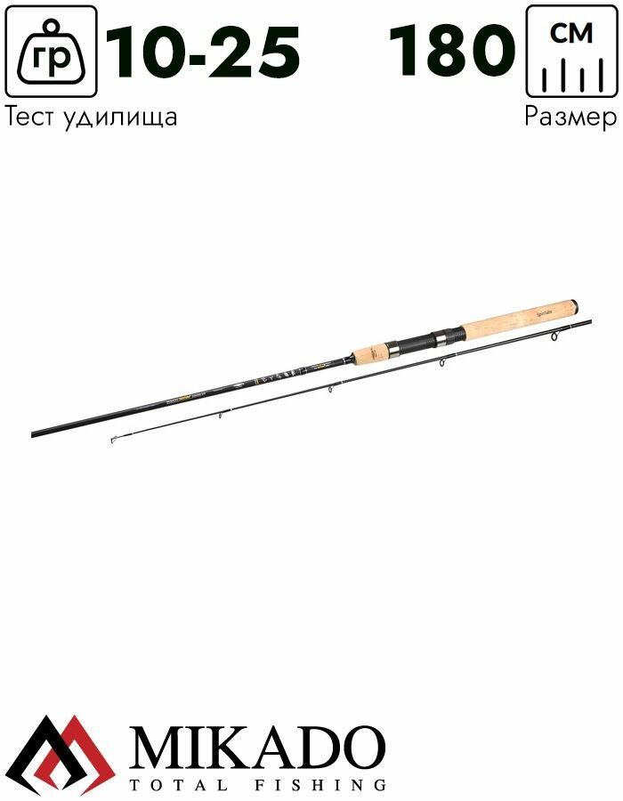 Спиннинг Mikado SPINTUBE ZANDER 180 (10-25 г.)