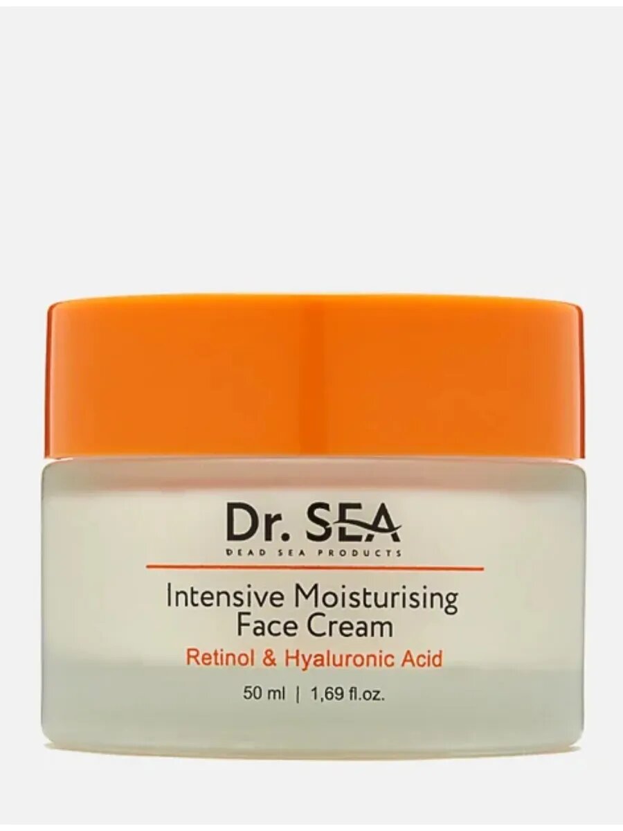 Интенсивно увлажняющий крем для лица DR.SEA retinol & hyaluronic acid