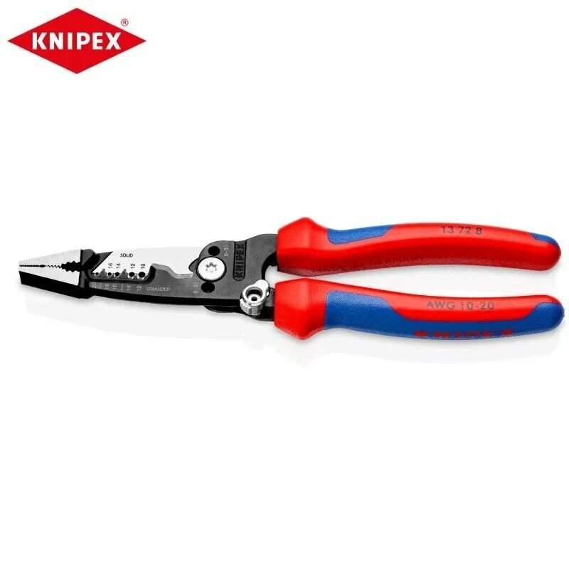 KNIPEX 13 72 8 кованый инструмент для зачистки проводов 8 дюймов удобный и быстрый 13728