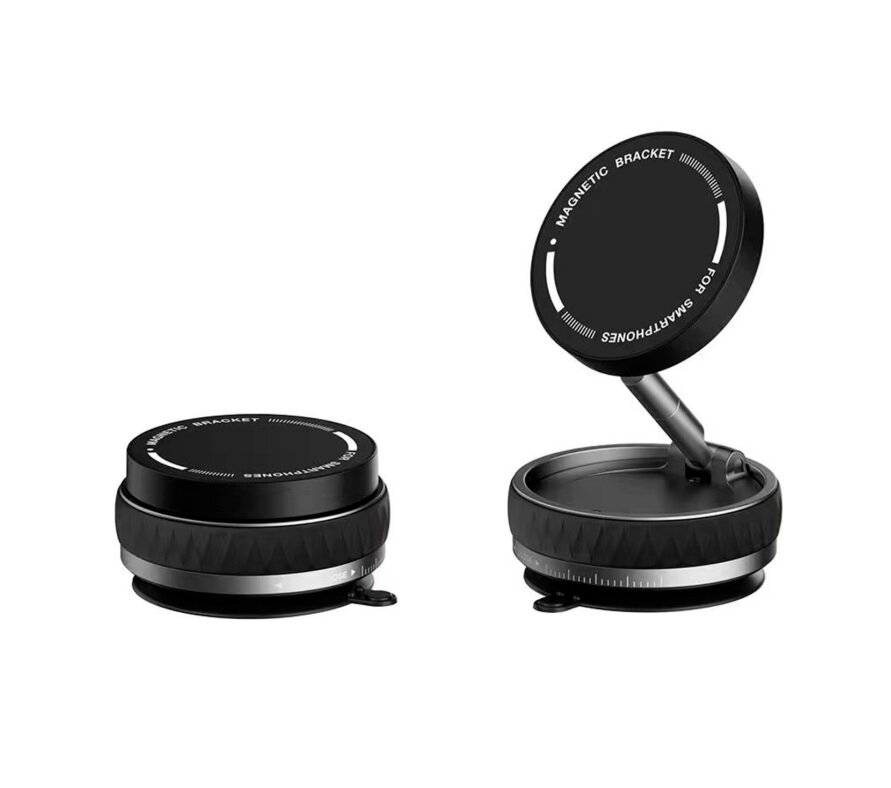 Магнитный держатель на вакуумной присоске Qayan QH-183 Magnetic Bracket Rotary Vacuum, Черный
