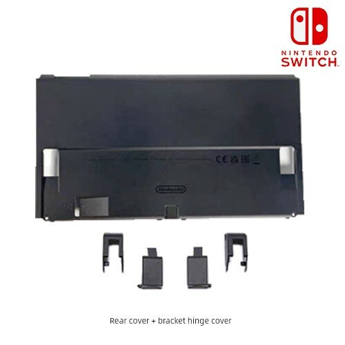 Задняя крышка с крышкой шарнира для замены Nintendo Switch OLED