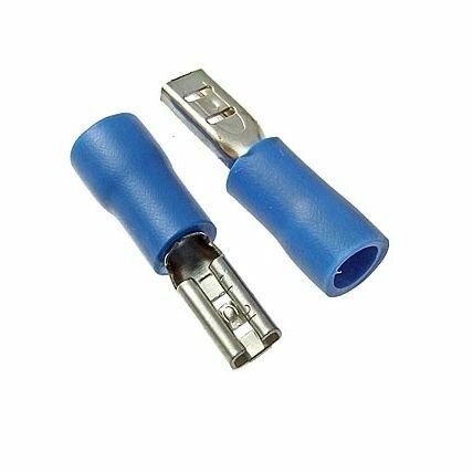 10 шт Клеммы ножевые изолированные FDD 2-110 5 FDD21105 FDD blue голубые